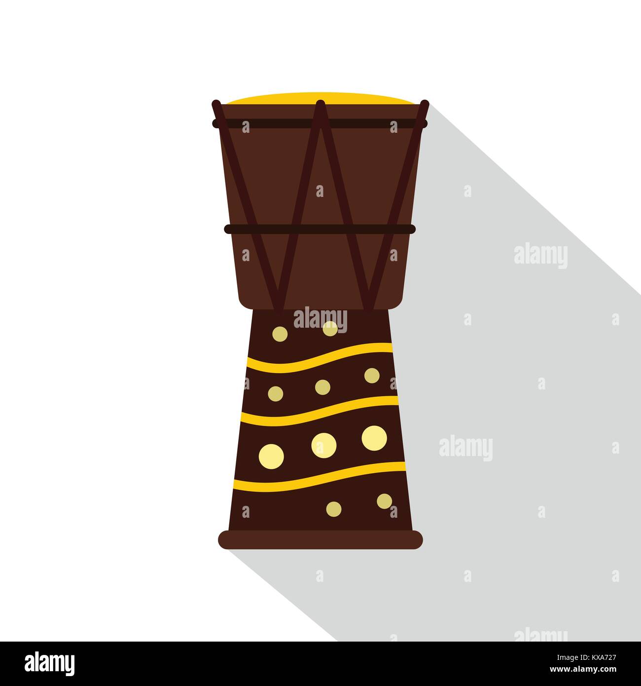 Tamtam icon, flat style Stock Vector Image & Art - Alamy