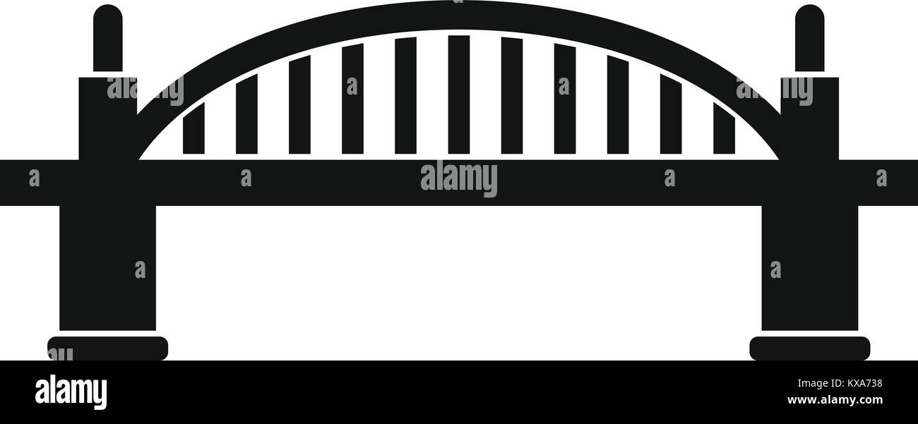 Bridge icon, simple style Stock Vector Image & Art - Alamy