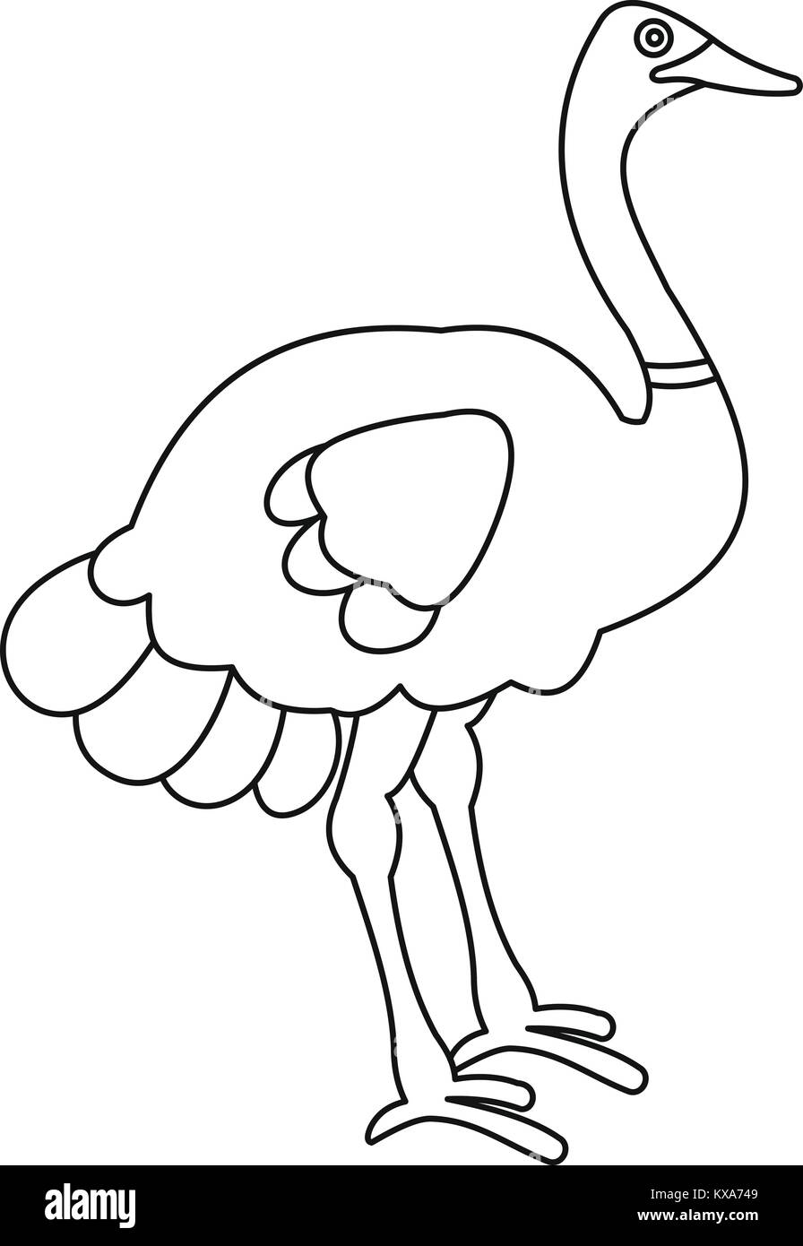 Ostrich legs Black and White Stock Photos & Images - Alamy