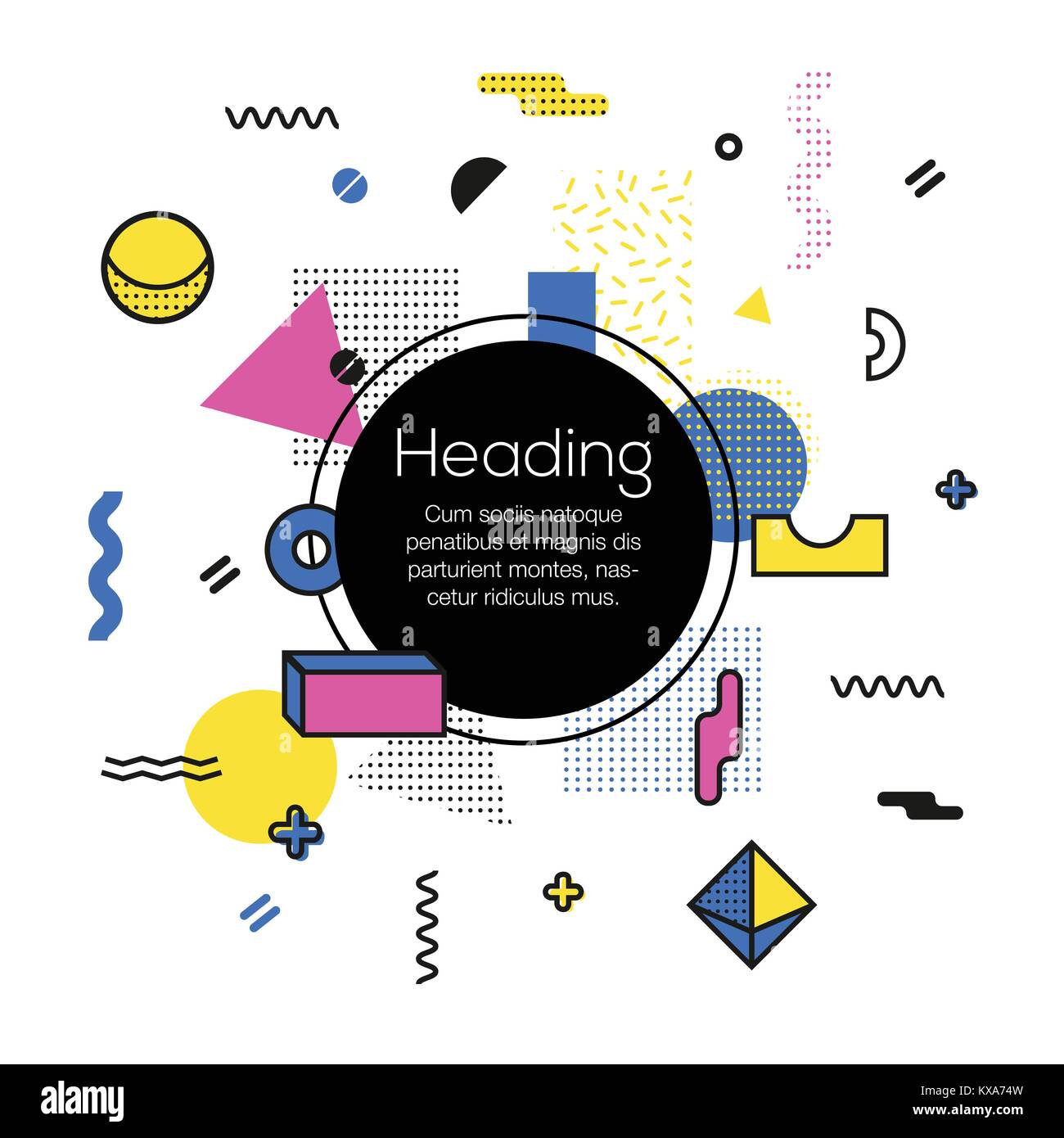 Abstract Background - modern vector template illustration Stock Vector ...