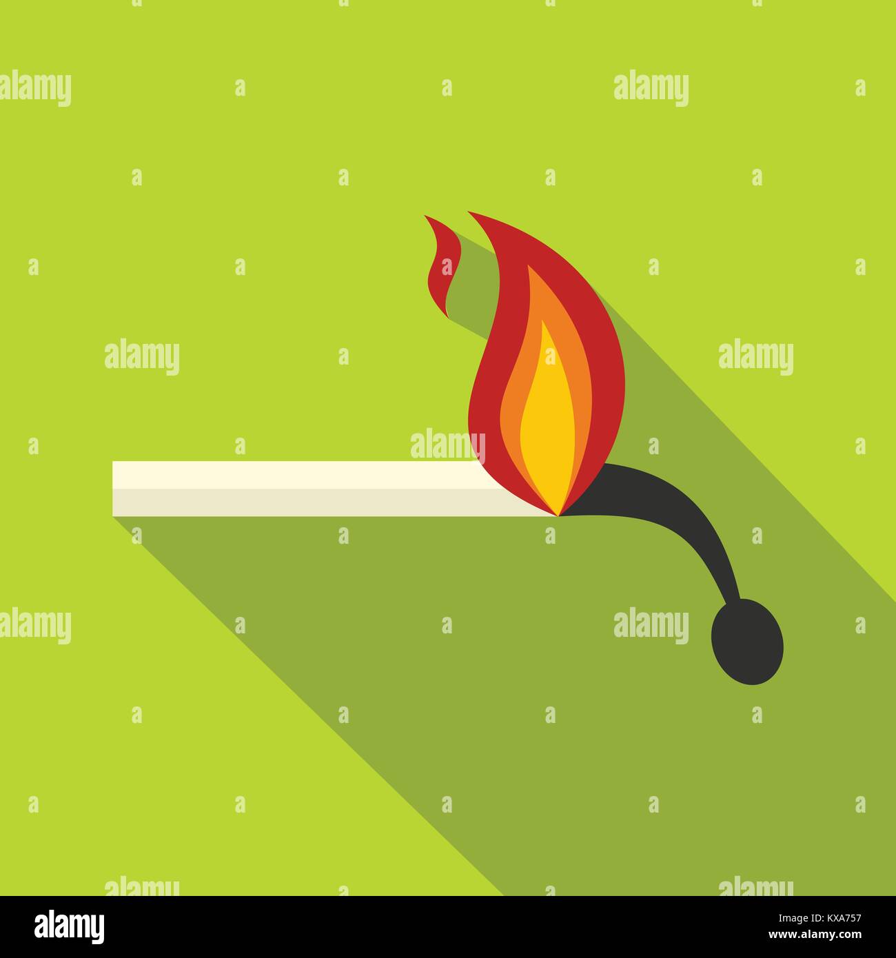 Matchstick with shadow Stock Vector Images - Alamy