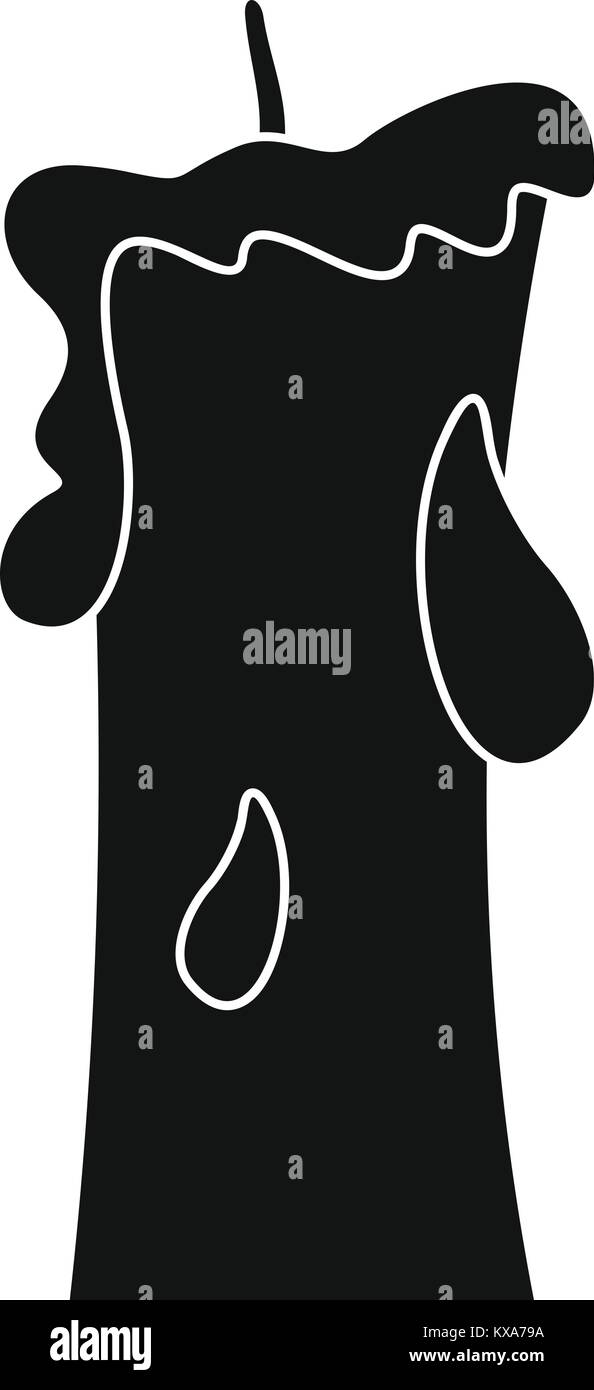 Small candle icon, simple style Stock Vector Image & Art - Alamy