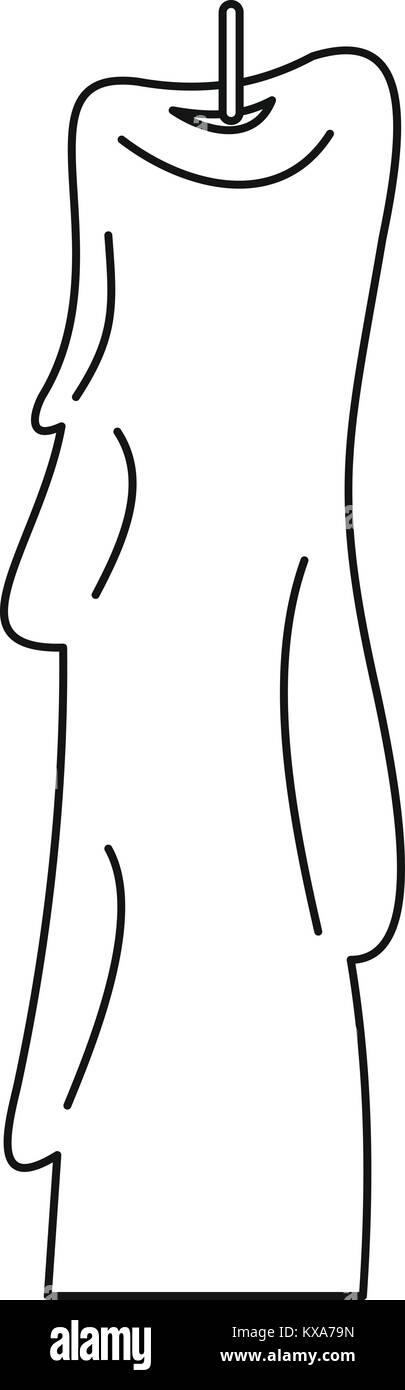 Wax candle icon, outline style Stock Vector Image & Art - Alamy