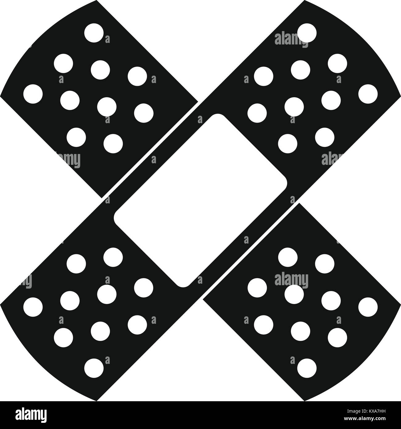 Patch icon, simple style Stock Vector Image & Art - Alamy