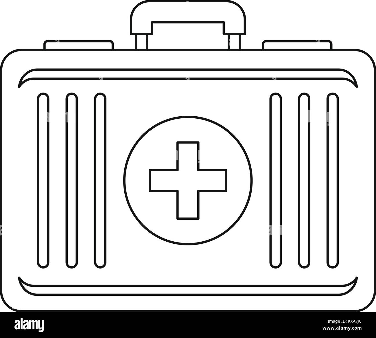 First aid icon, outline style Stock Vector Image & Art - Alamy