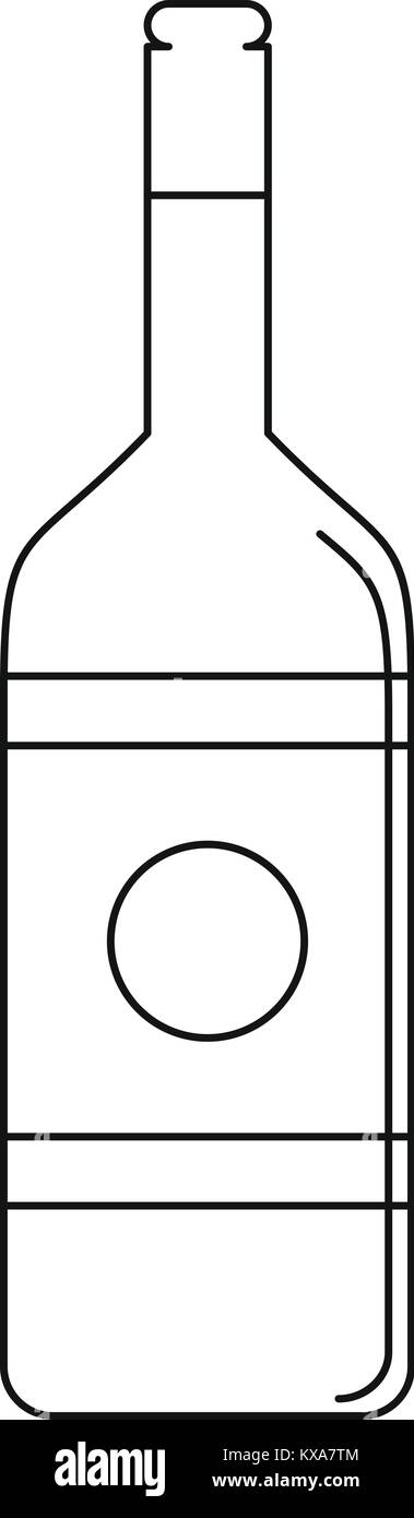 Vodka icon, outline style Stock Vector Image & Art - Alamy