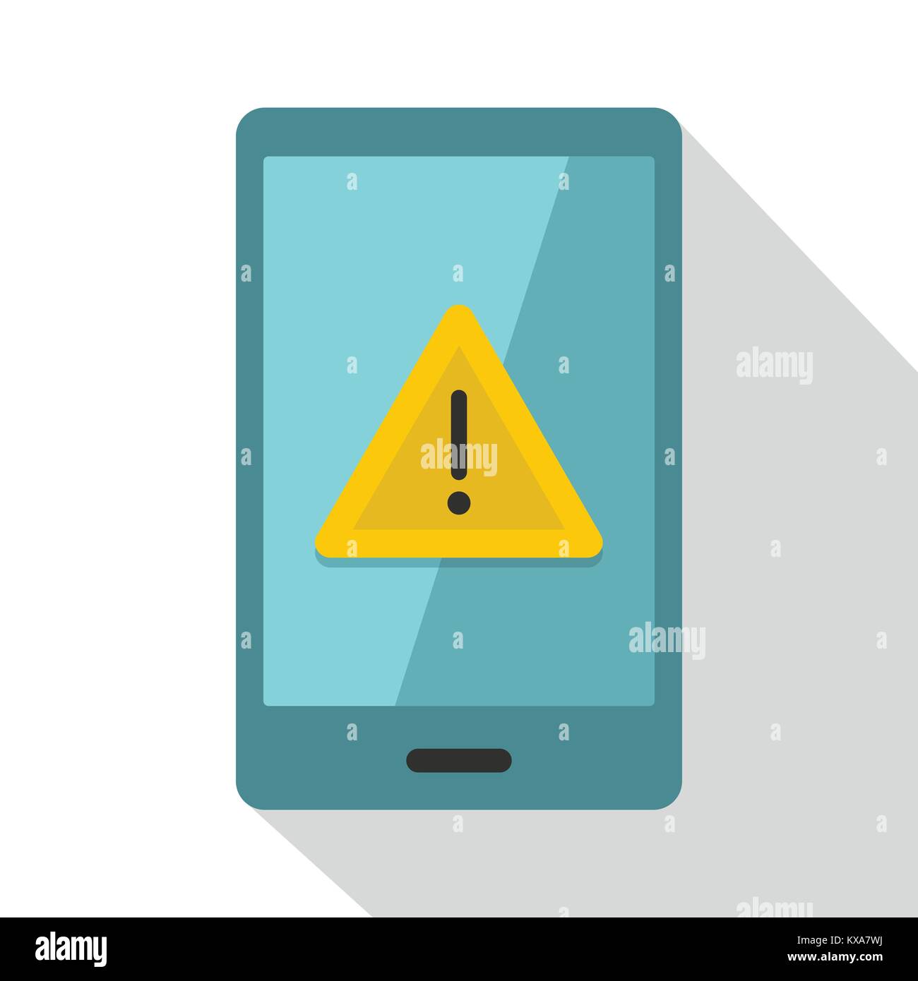 Not working phone icon, flat style Stock Vector Image & Art - Alamy