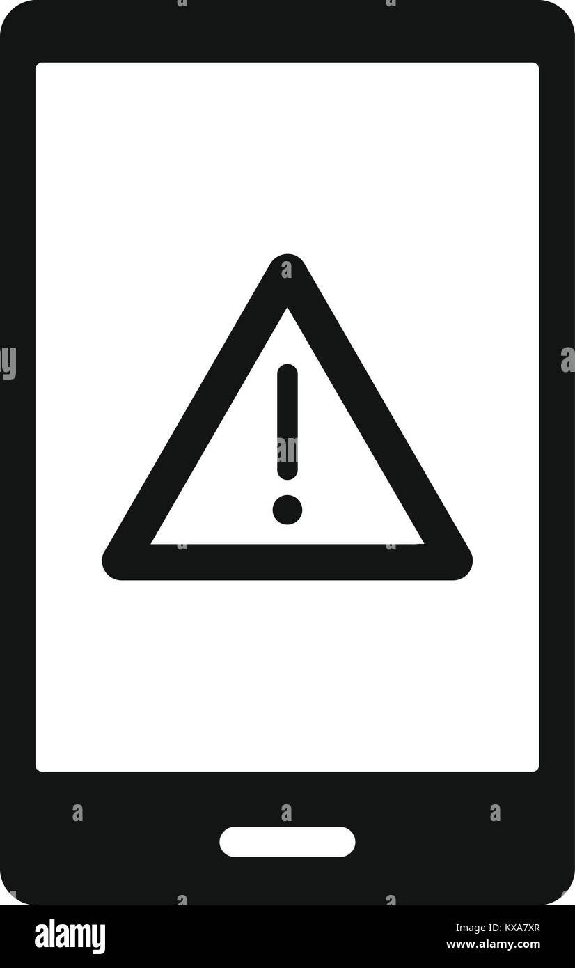 Simple illustration no cell phone Stock Vector Images - Alamy