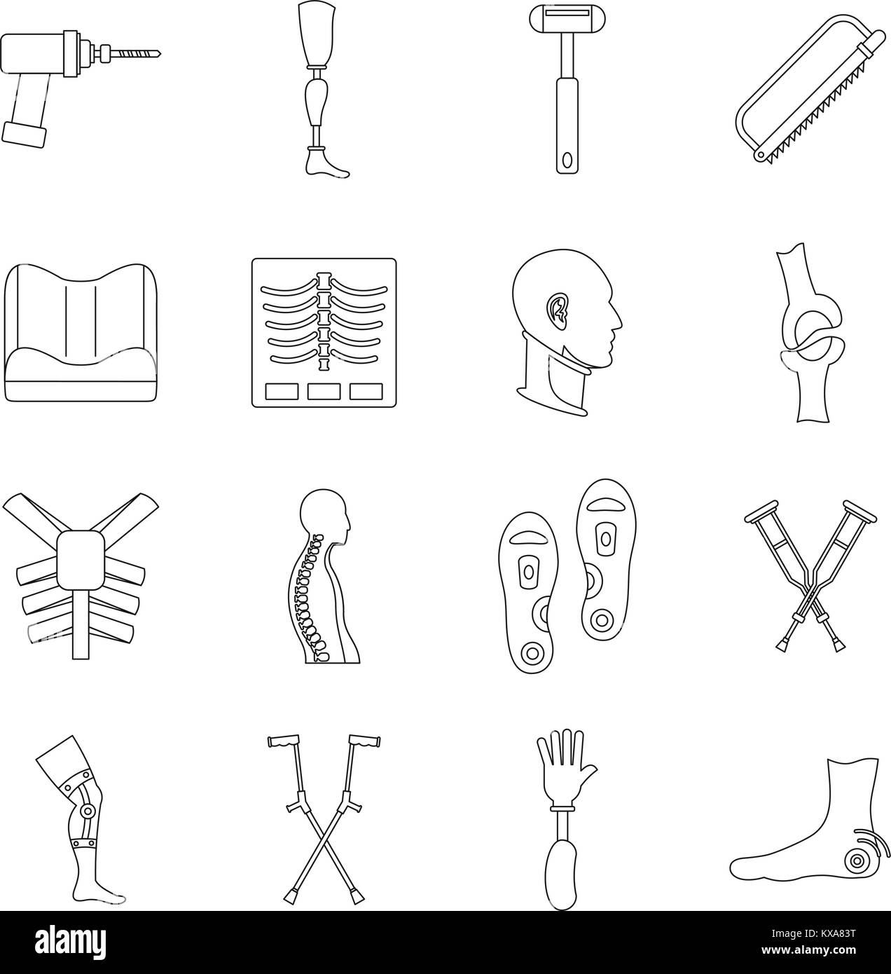 Orthopedic prosthesis Black and White Stock Photos & Images - Alamy