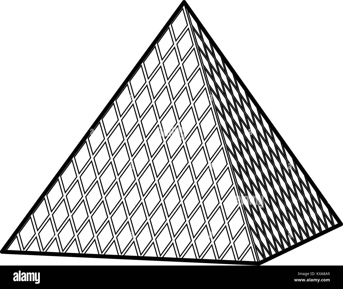 Landmark louvre icon Stock Vector Images - Alamy