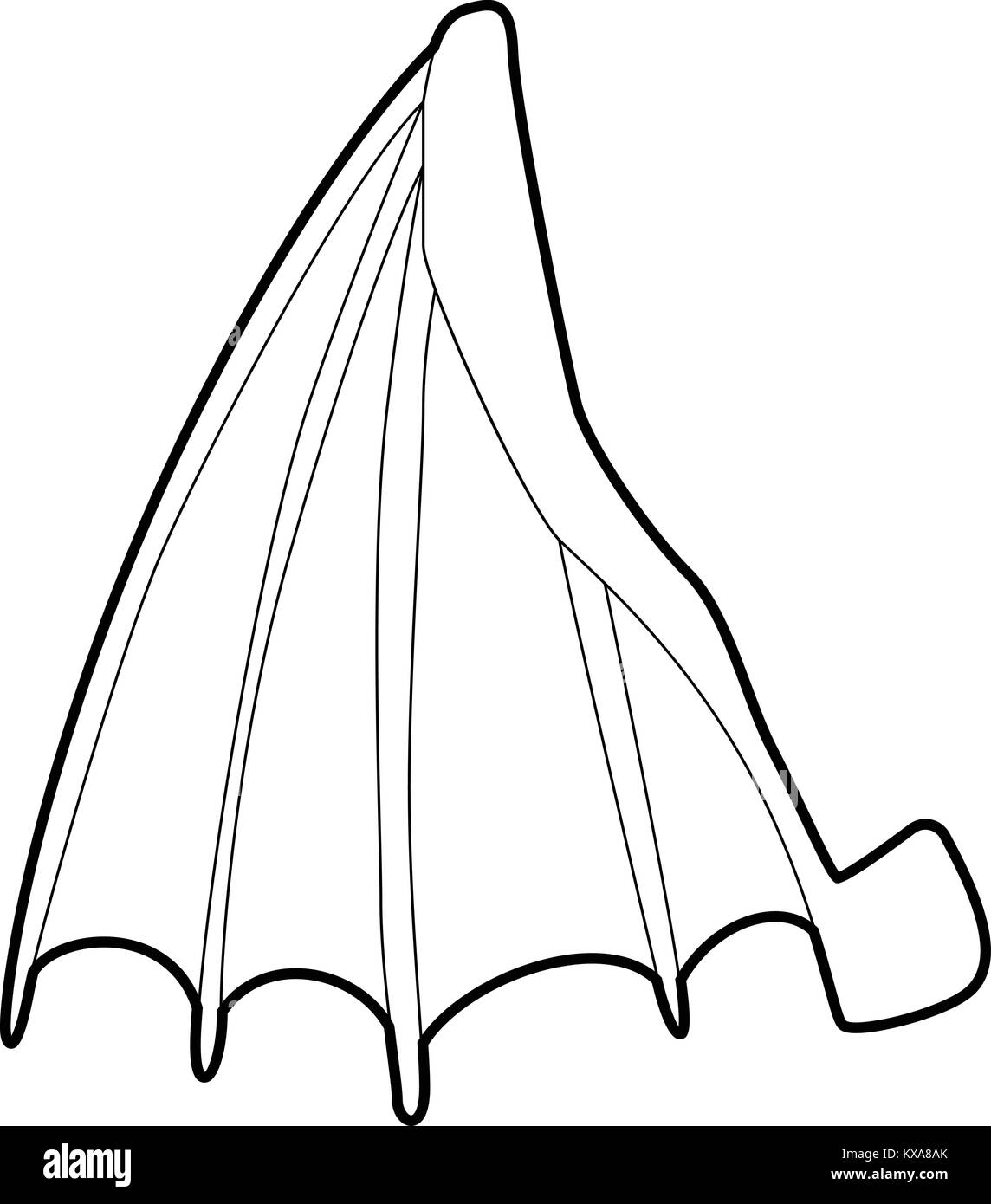 Big wing icon, outline style Stock Vector Image & Art - Alamy