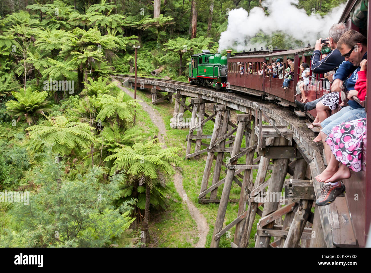Puffing billy melbourne hi-res stock photography and images - Alamy