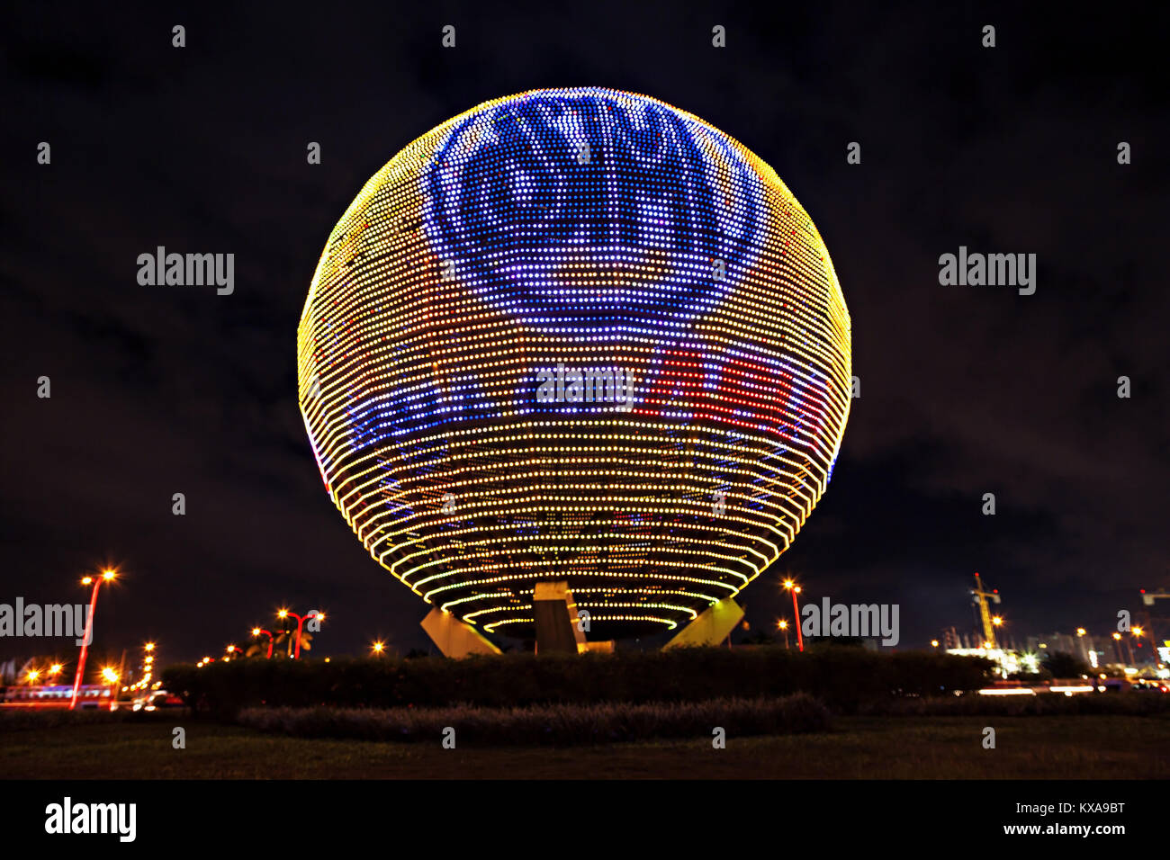 MANILA, PHILIPPINES - FEBRUARY 23: Sphere at SM Mall of Asia (MOA) is a ...