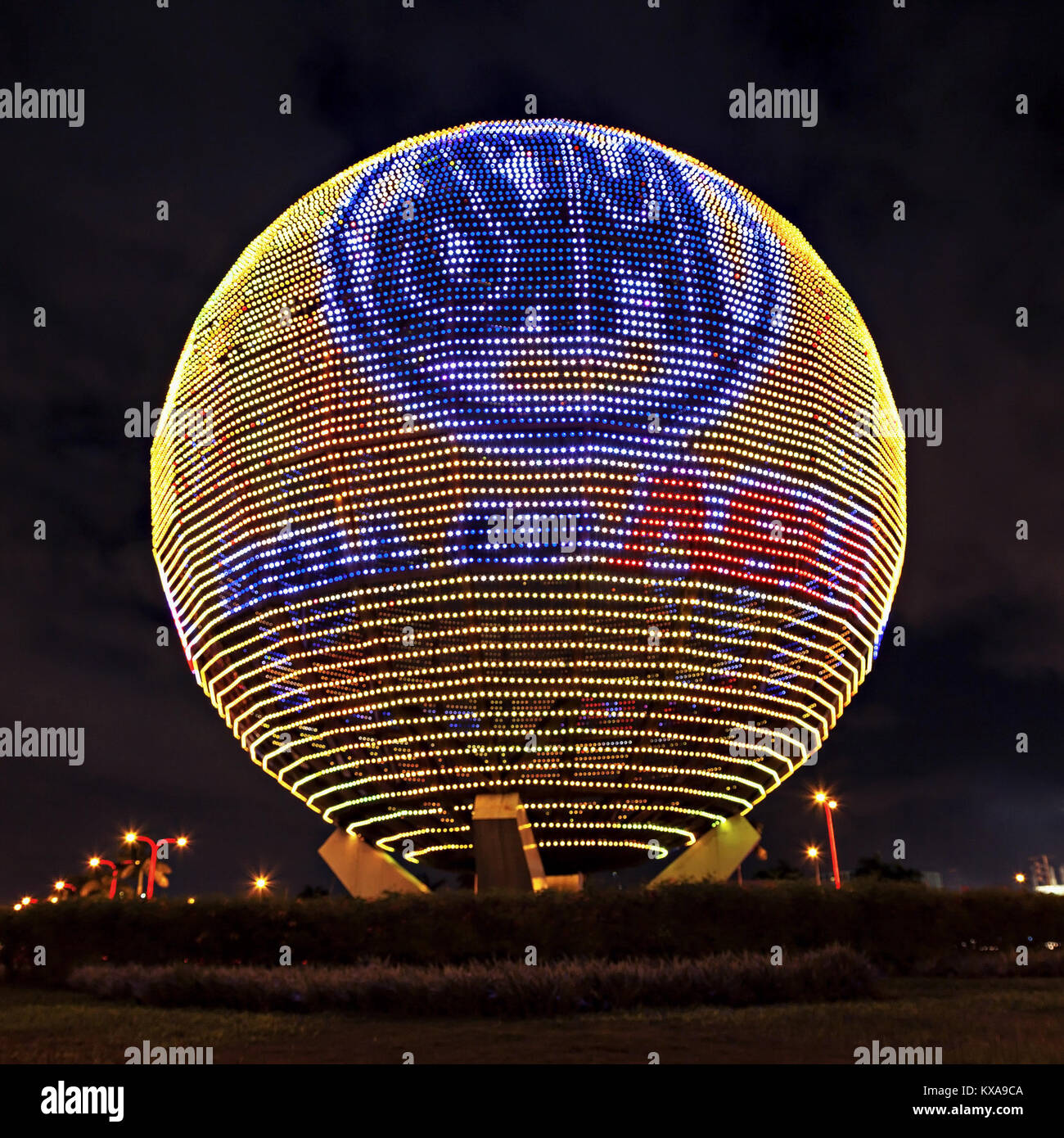 MANILA, PHILIPPINES - FEBRUARY 23: Sphere at SM Mall of Asia (MOA) is a ...