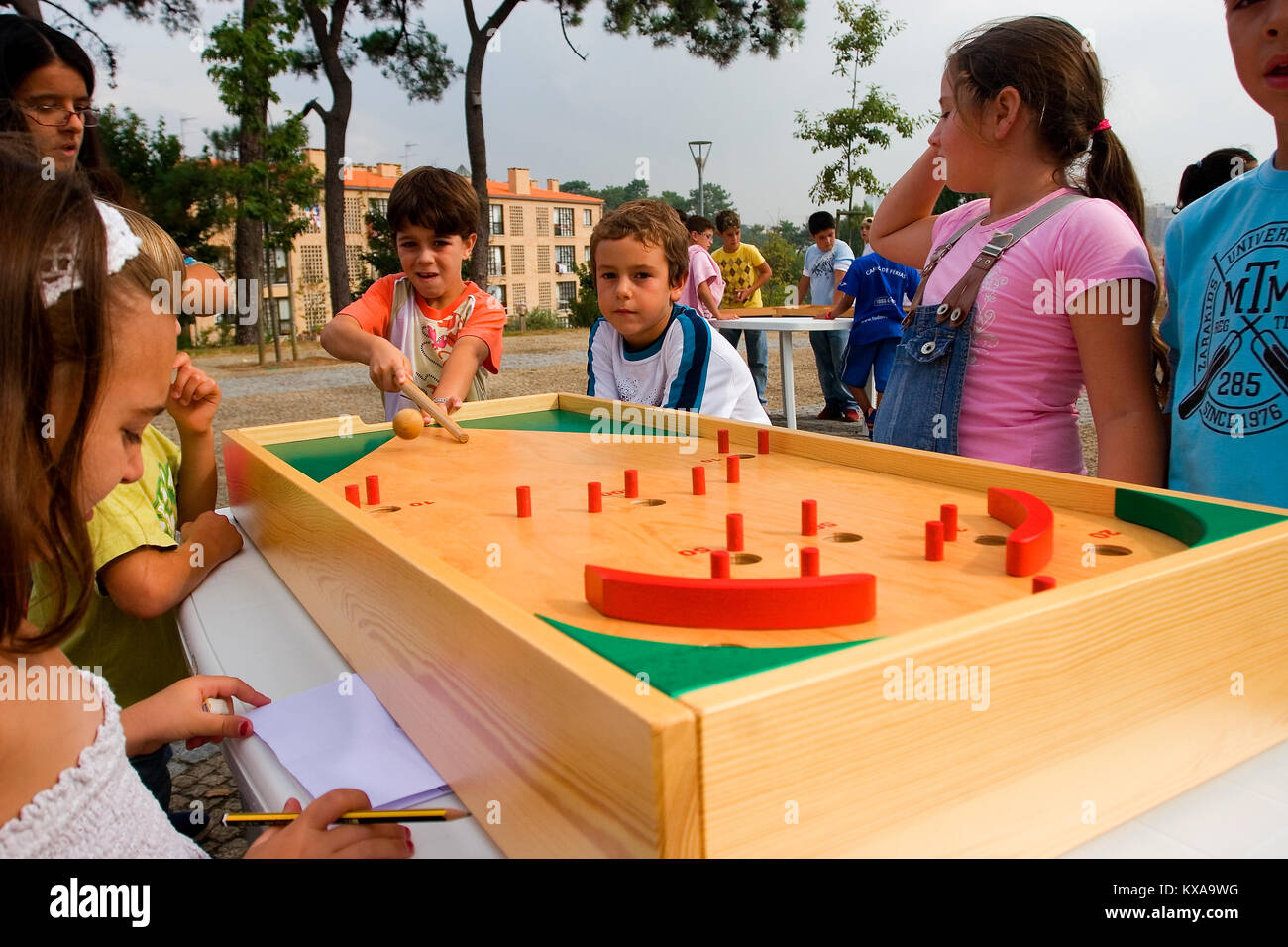 Children playground in Porto, Portugal Stock Photo - Alamy