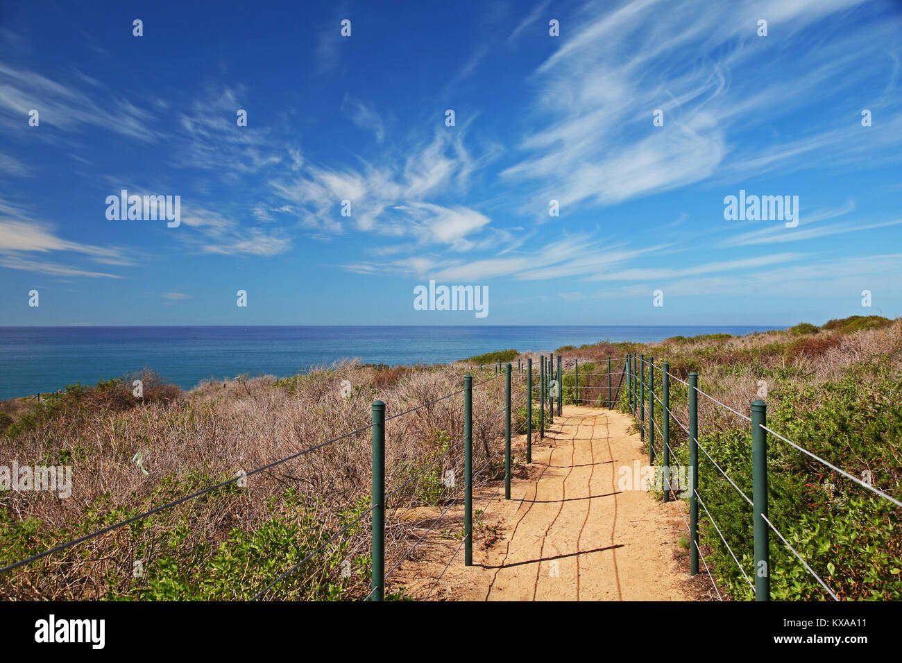 Dana Point Preserve Trail Dana Point Headlands nature walk Stock Photo ...