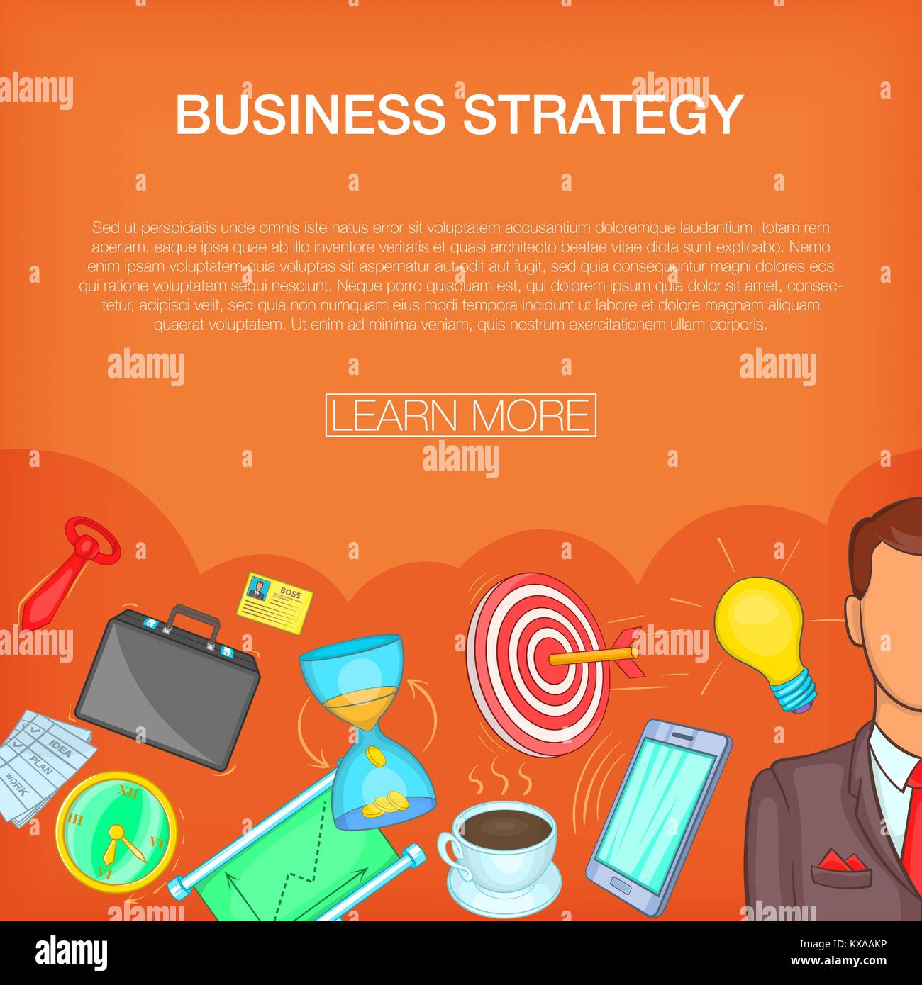 Business strategy concept, cartoon style Stock Vector Image & Art - Alamy