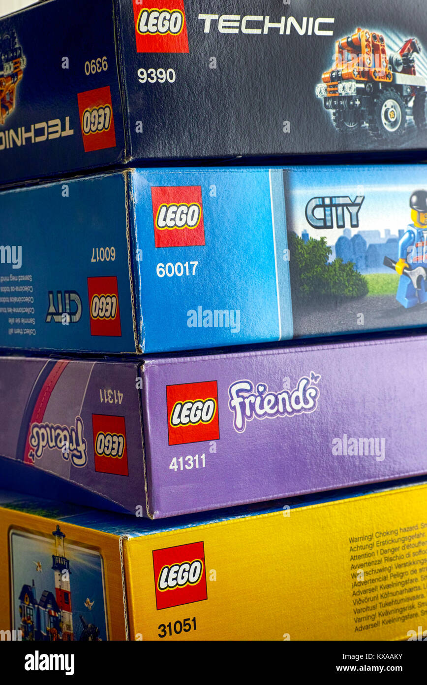 Lego boxes hi-res stock photography and images - Alamy