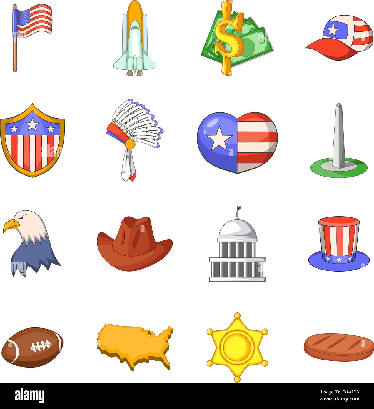 American football icons retro hi-res stock photography and images - Alamy