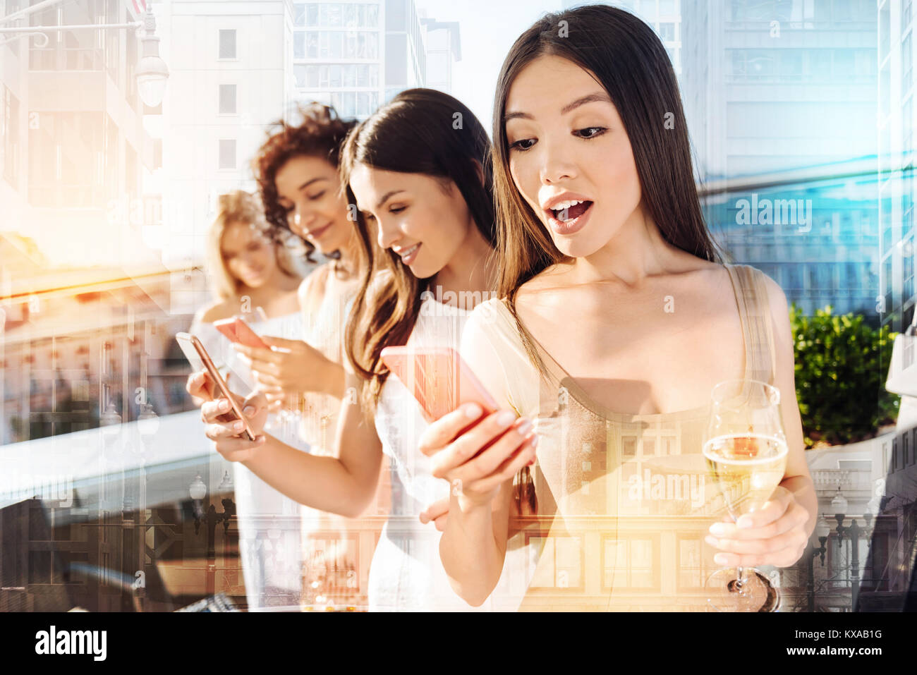 Shocked group hi-res stock photography and images - Alamy