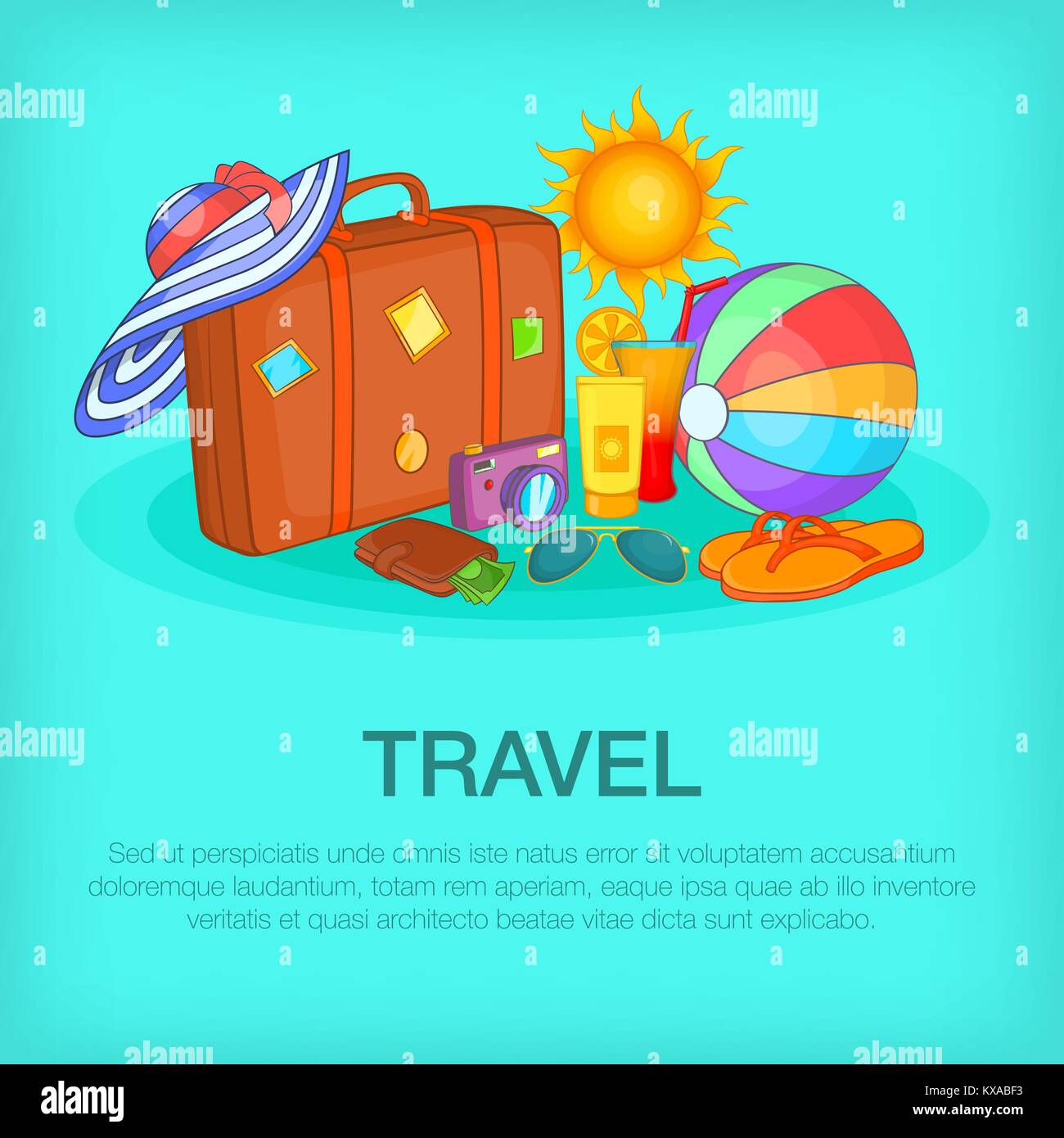 Cartoon wallet money travel vector hi-res stock photography and images ...