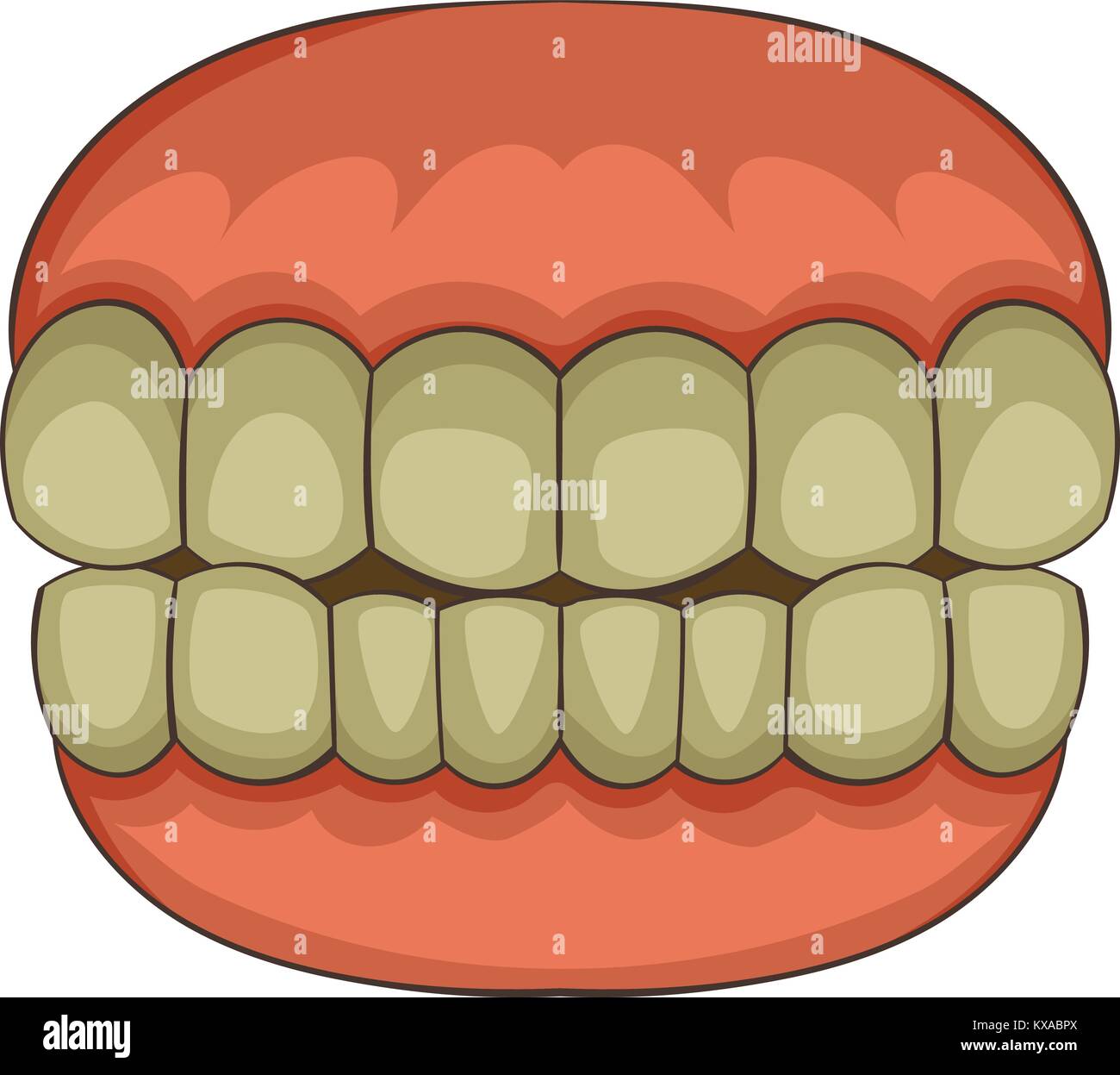Teeth icon, cartoon style Stock Vector Image & Art - Alamy