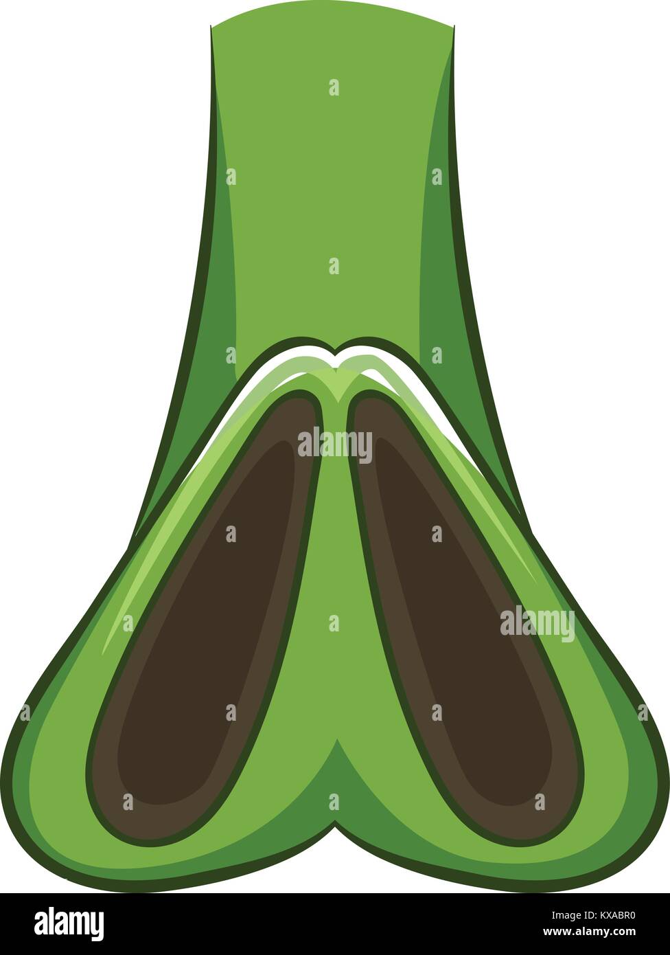 Nose of zombie icon, cartoon style Stock Vector Image & Art - Alamy