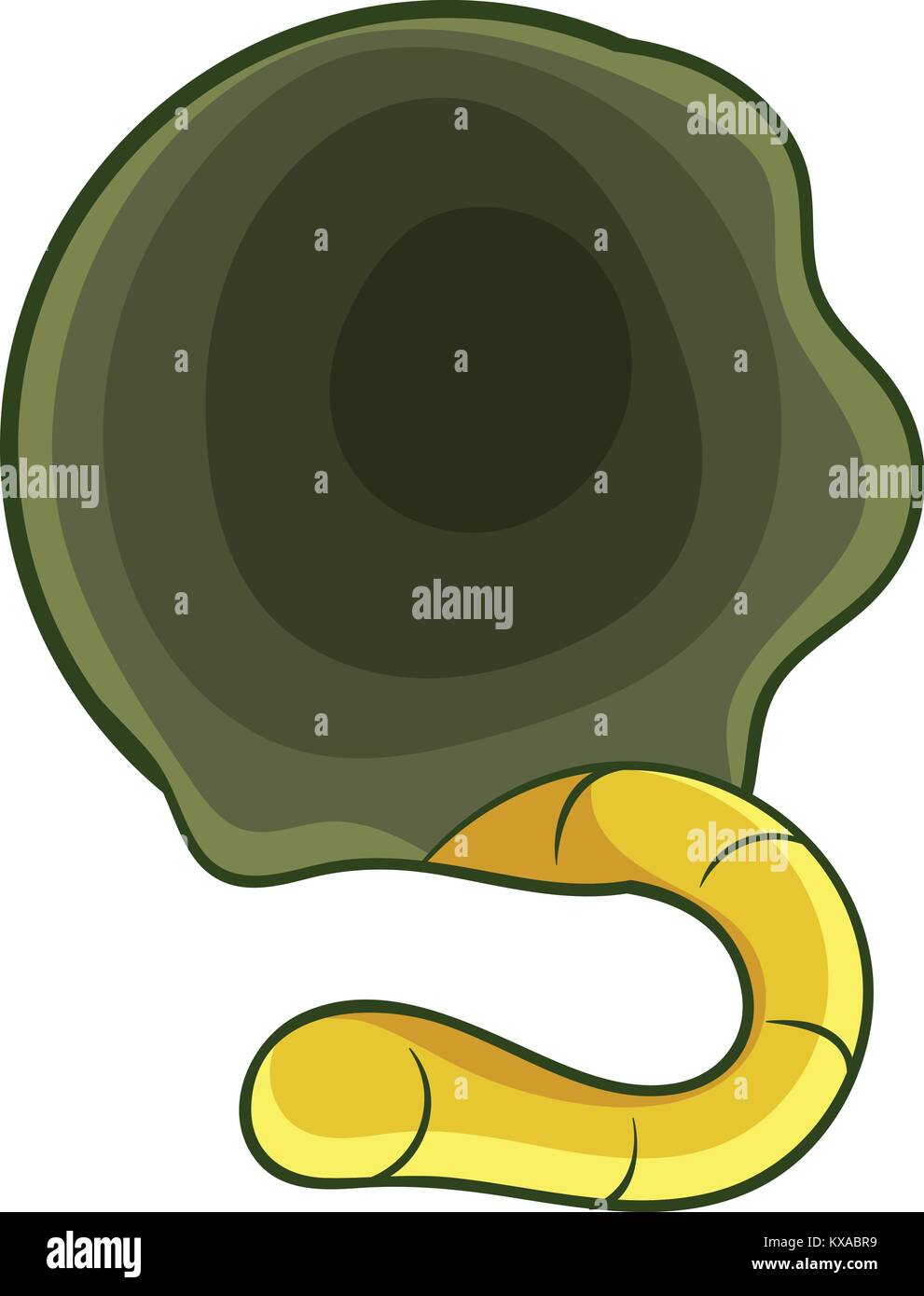 Orbit with grub icon, cartoon style Stock Vector Image & Art - Alamy