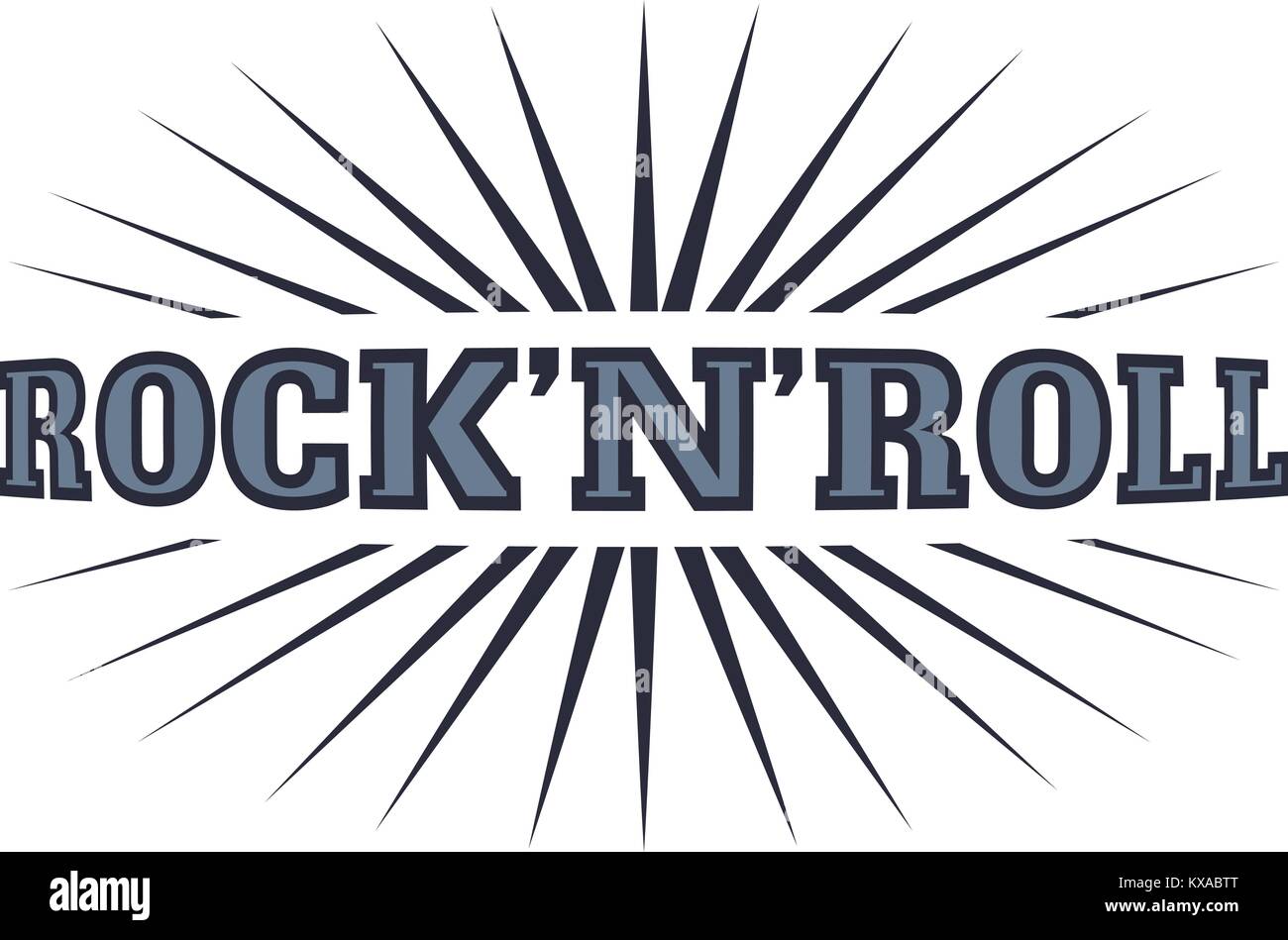 Rock and roll icon, cartoon style Stock Vector Image & Art - Alamy