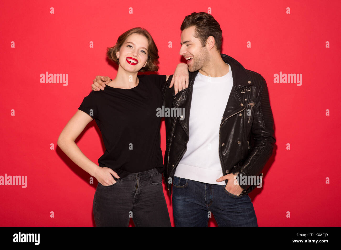 Punk couple hi-res stock photography and images - Alamy
