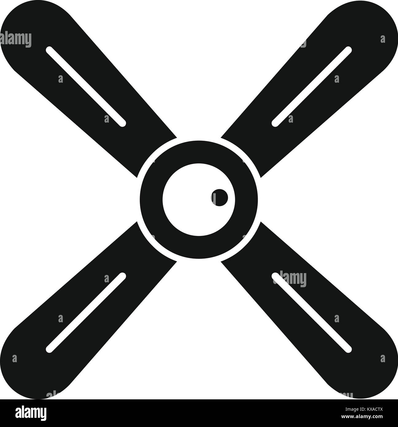 Propeller icon, simple style Stock Vector Image & Art - Alamy
