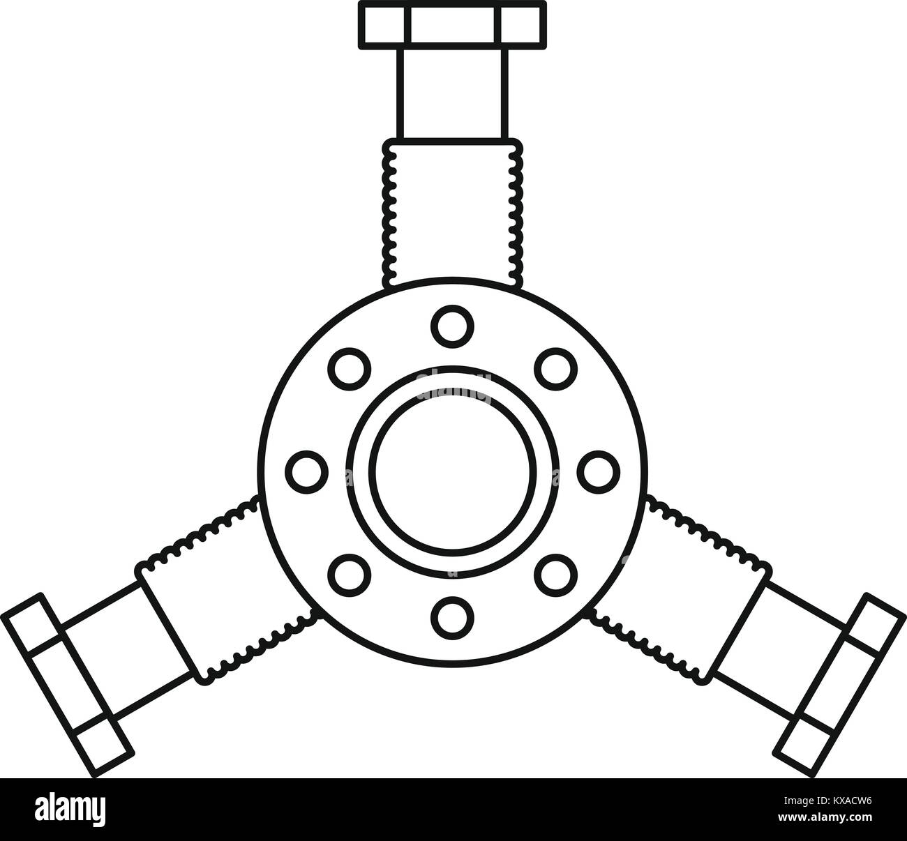 Round mechanic detail icon, outline style Stock Vector Image & Art - Alamy
