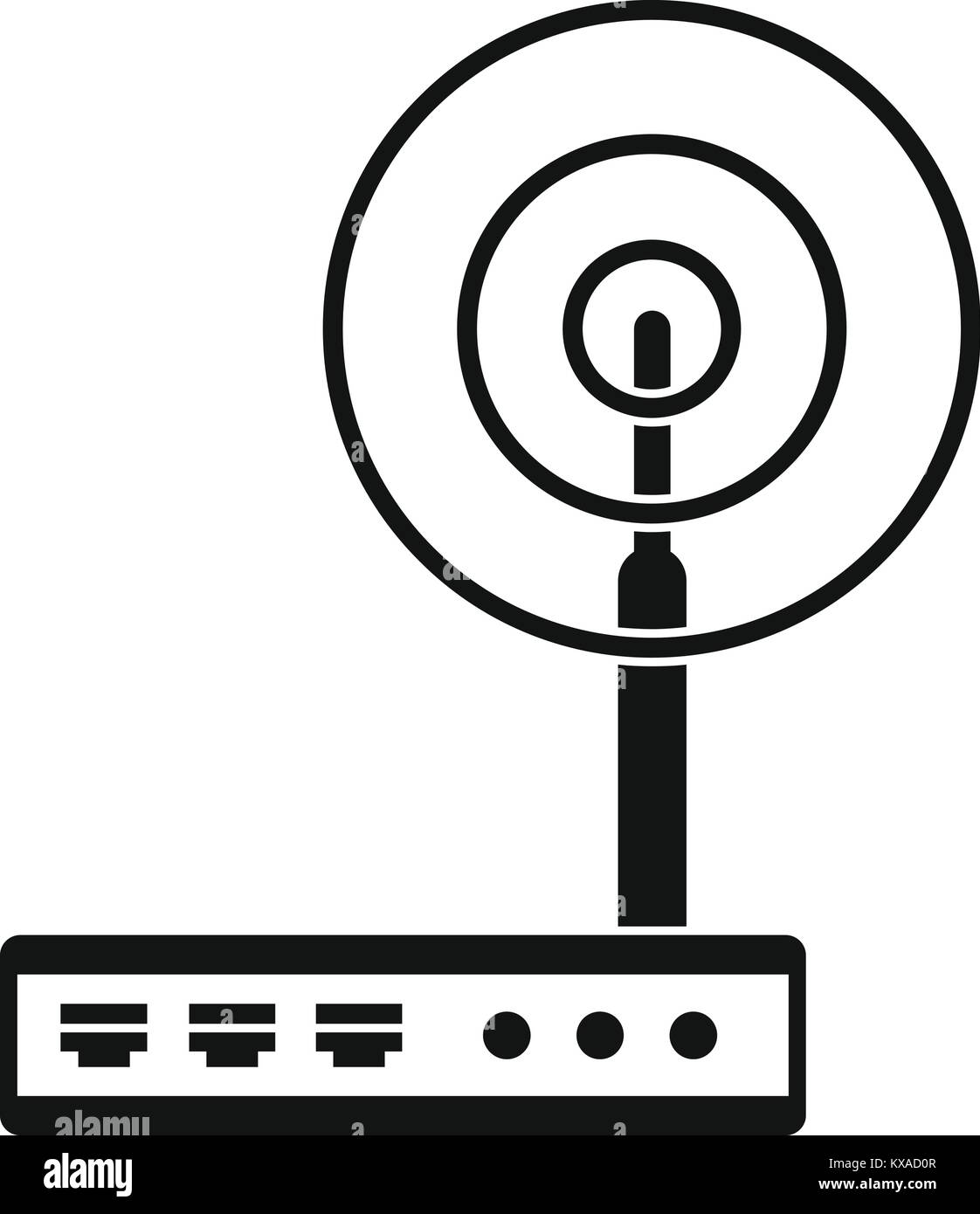 Wifi router icon, simple style Stock Vector Image & Art - Alamy