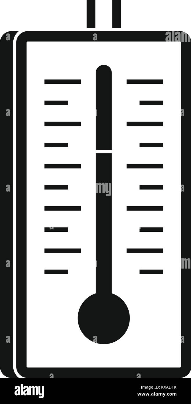 Thermometer icon, simple style Stock Vector Image & Art - Alamy