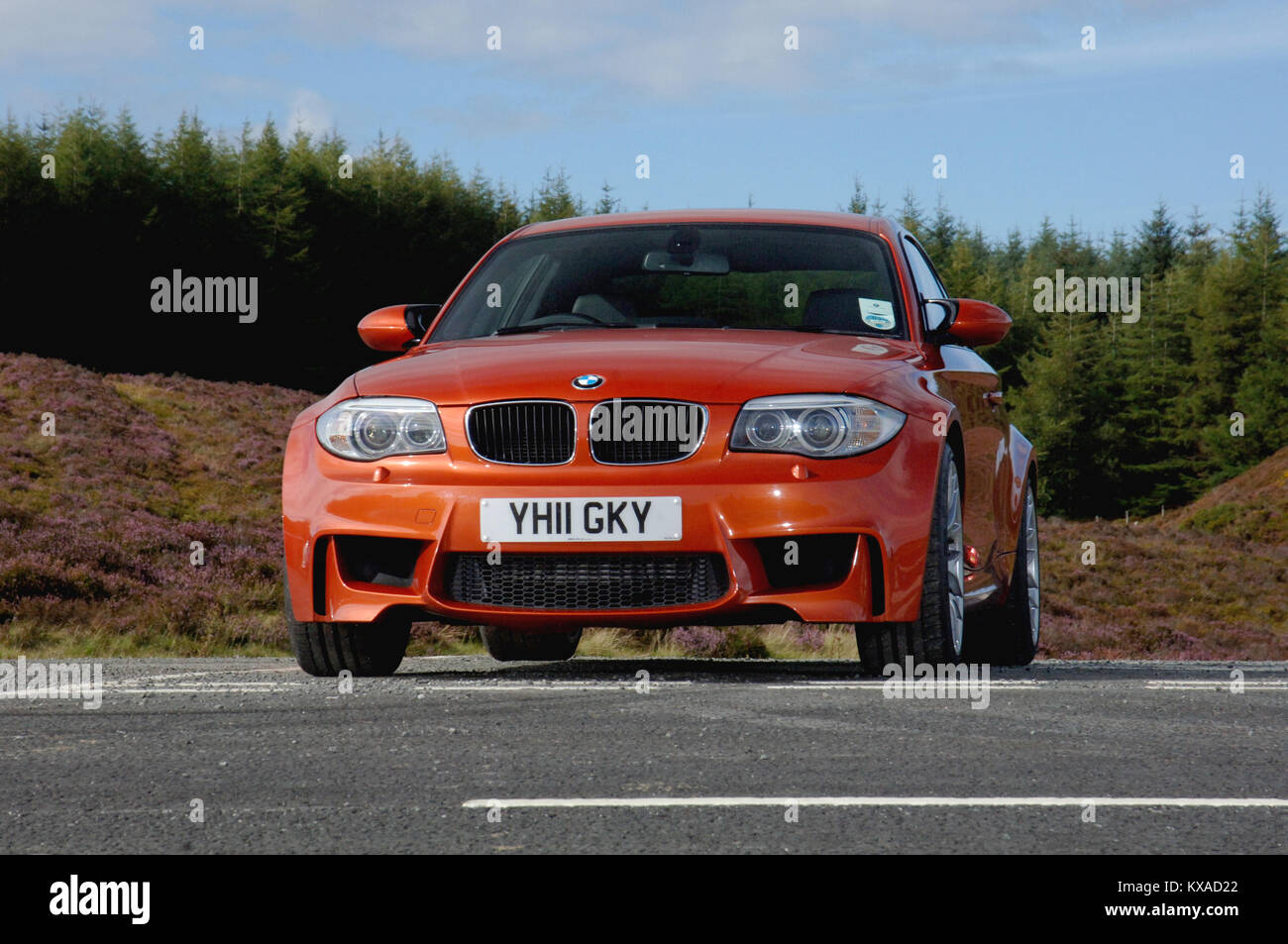2011 BMW 1M rear wheel drive German sports car Stock Photo - Alamy