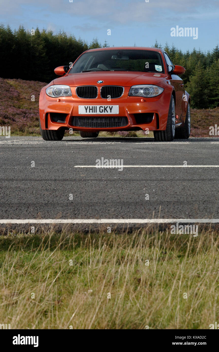 2011 BMW 1M rear wheel drive German sports car Stock Photo - Alamy
