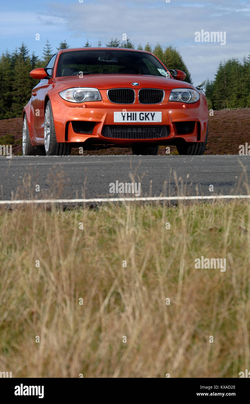 2011 BMW 1M rear wheel drive German sports car Stock Photo - Alamy