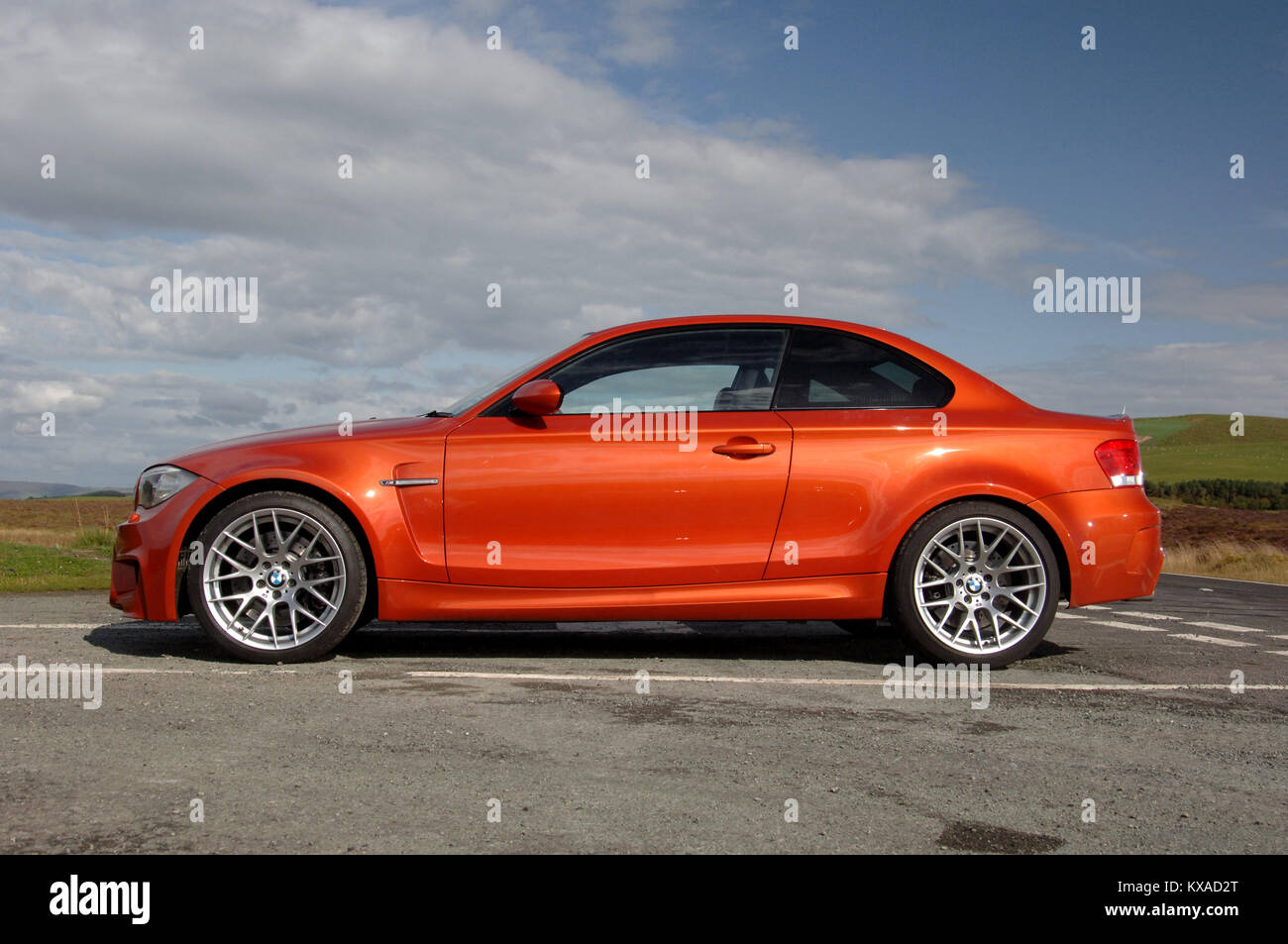 2011 BMW 1M rear wheel drive German sports car Stock Photo - Alamy