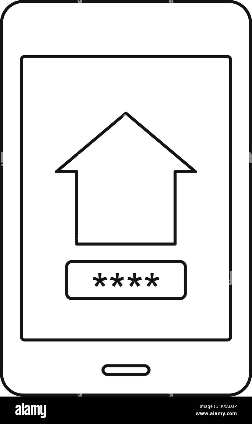 Working phone icon, outline style Stock Vector Image & Art - Alamy