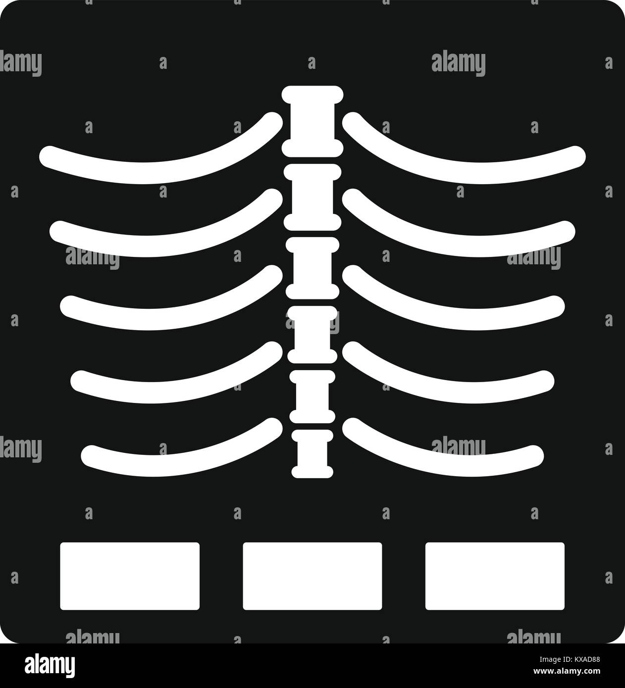 X ray photo icon, simple style Stock Vector Image & Art - Alamy