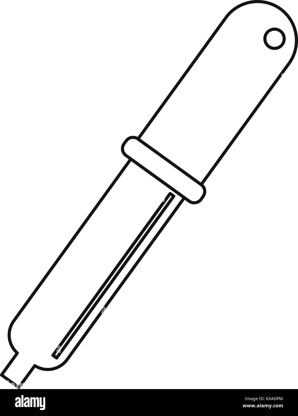 Color picker pipette icon, outline style Stock Vector Image & Art - Alamy