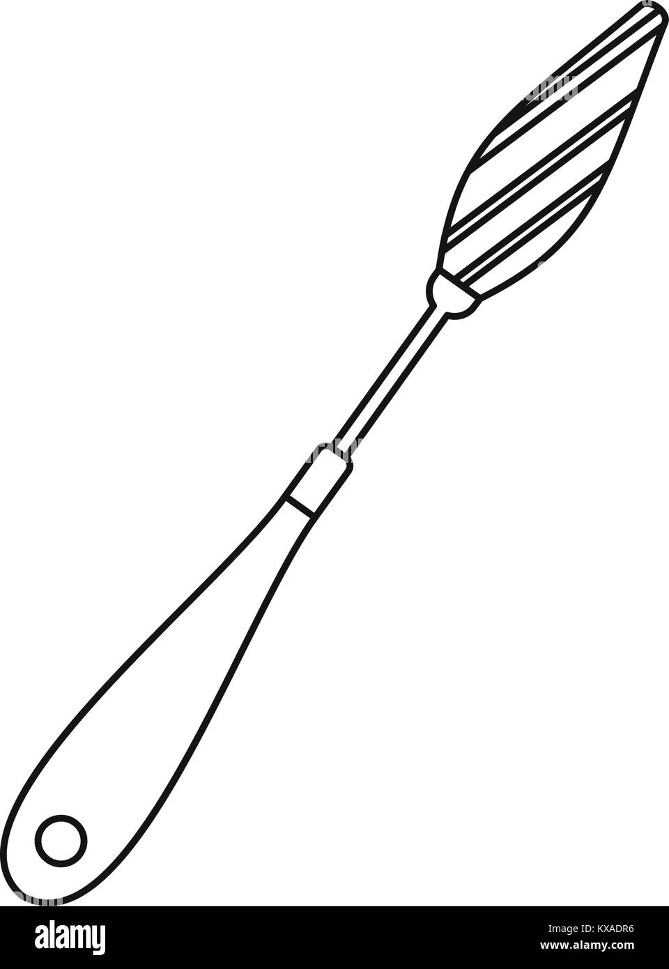 Scraper icon, outline style Stock Vector Image & Art - Alamy