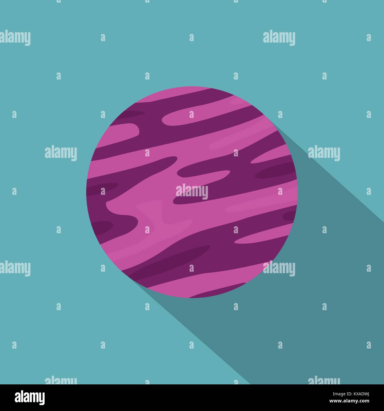 Far away planet icon, flat style Stock Vector Image & Art - Alamy