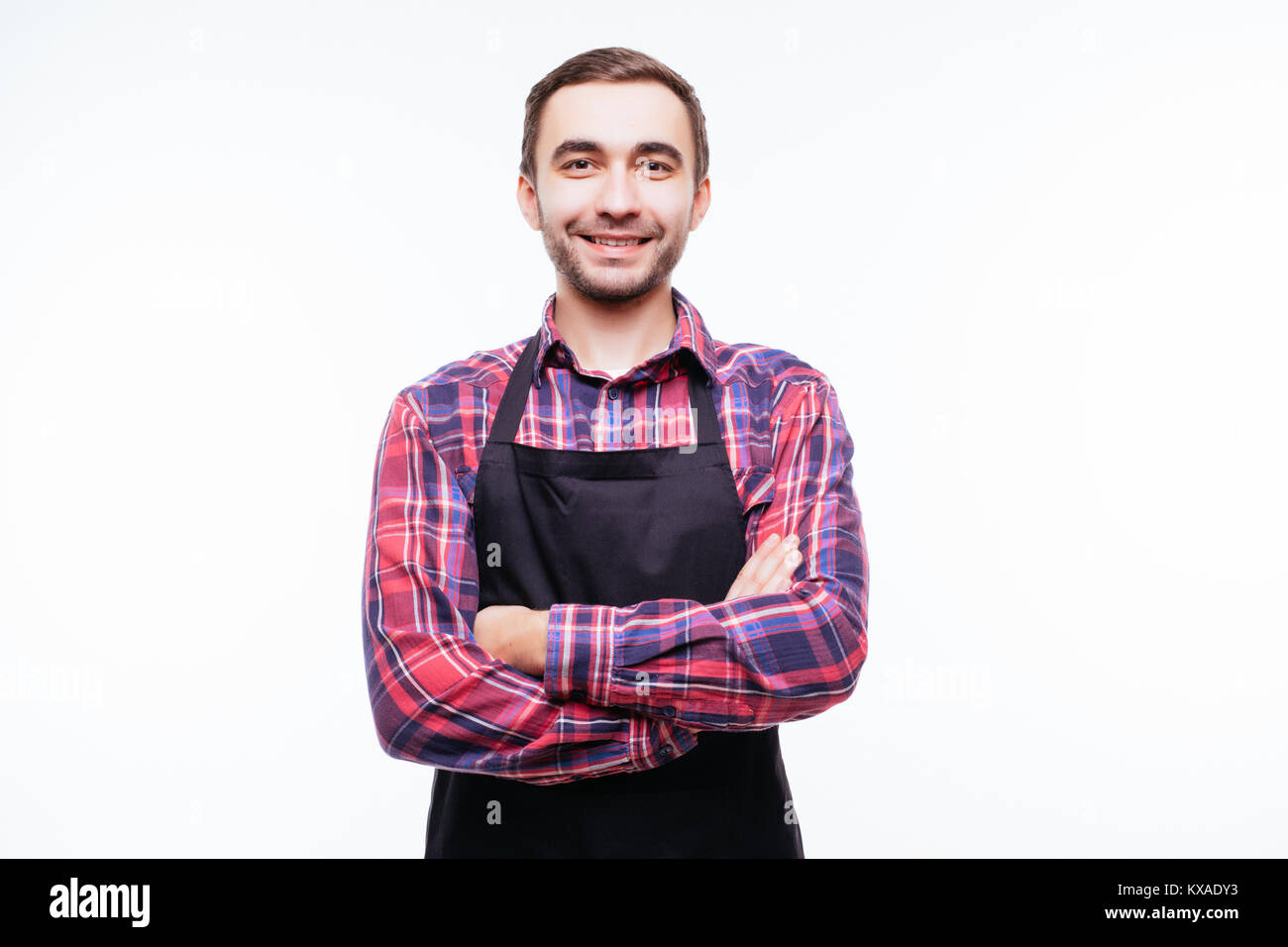 Chef hand folded hi-res stock photography and images - Alamy