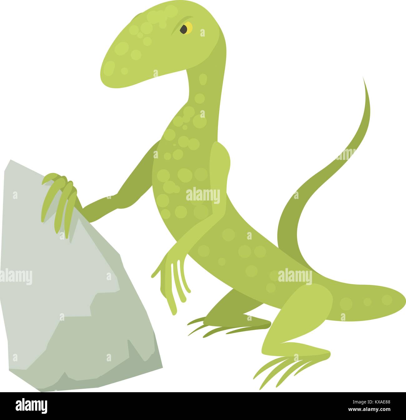 Standing lizard icon, cartoon style Stock Vector Image & Art - Alamy
