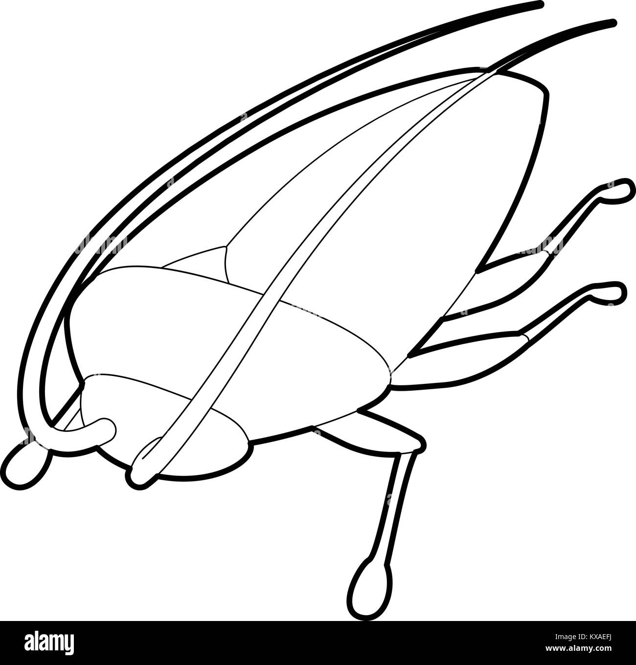 Cockroach icon, outline style Stock Vector Image & Art - Alamy