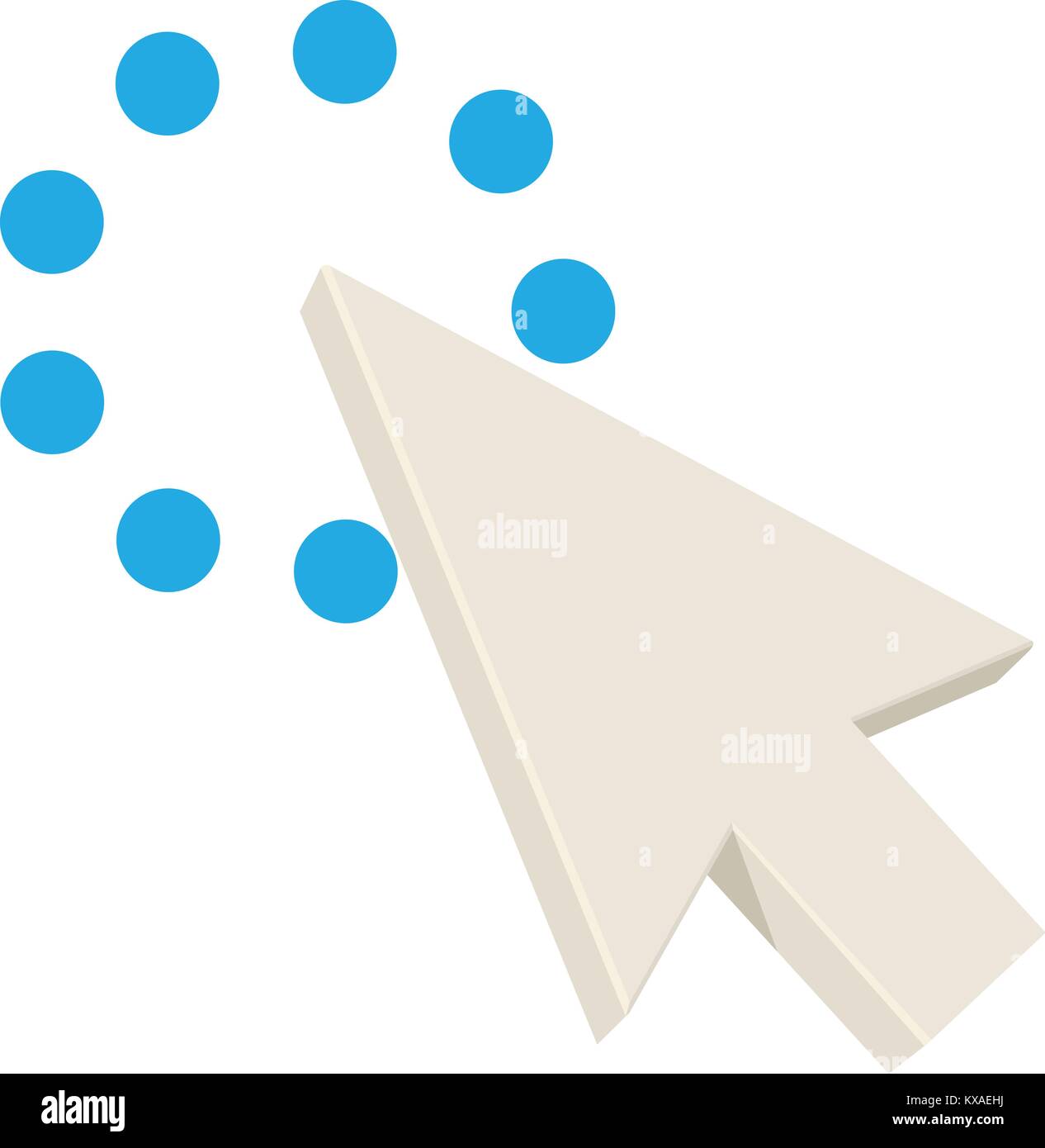 Pointing cursor icon, cartoon style Stock Vector Image & Art - Alamy