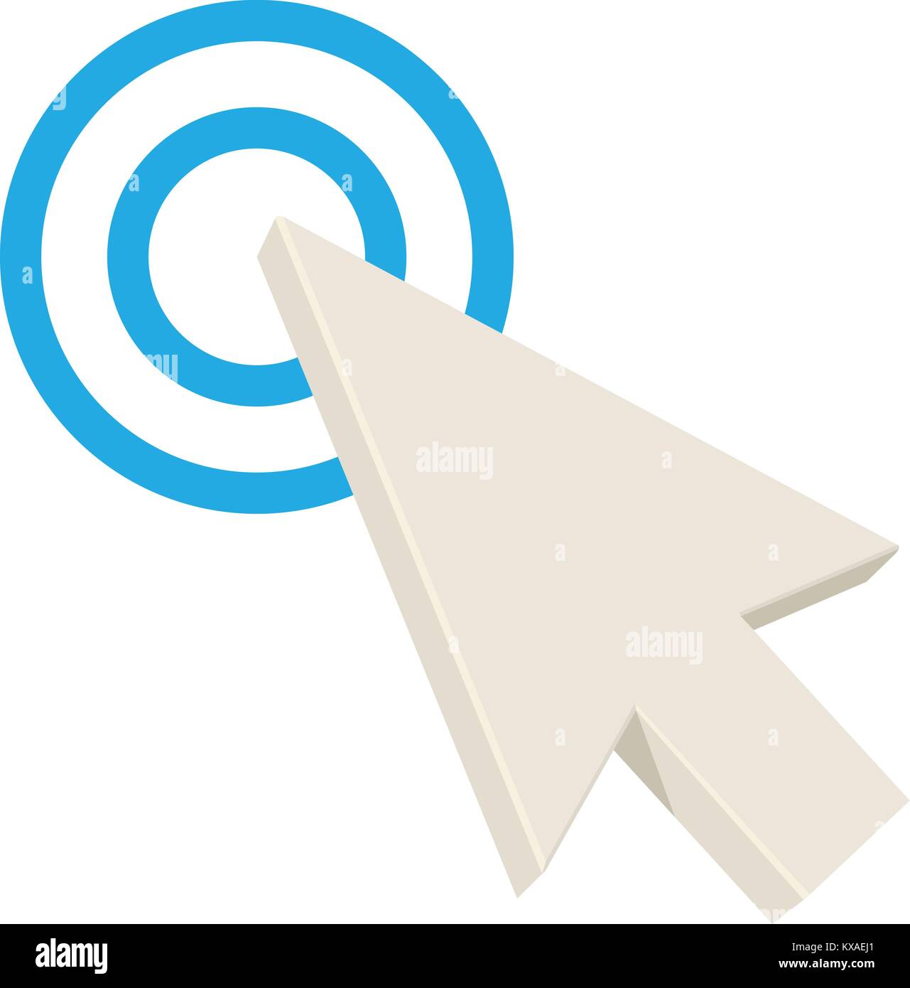 Screen pointer icon, cartoon style Stock Vector Image & Art - Alamy