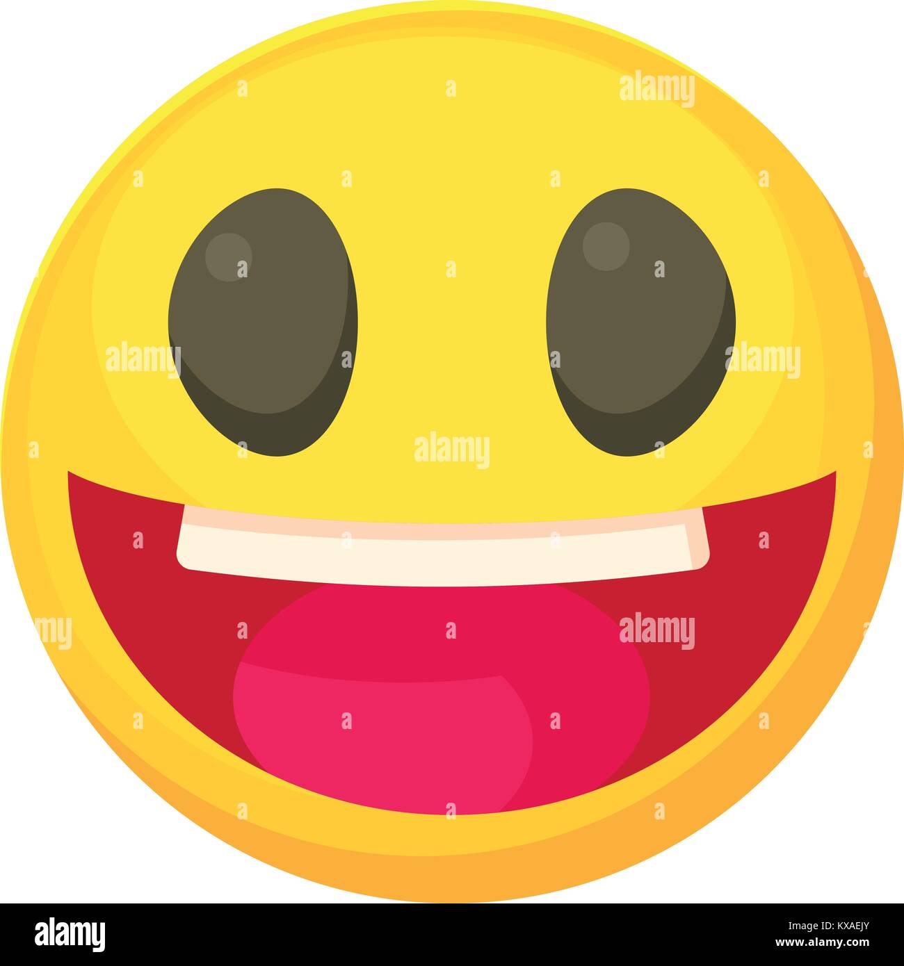 Laughing smiley icon, cartoon style Stock Vector Image & Art - Alamy