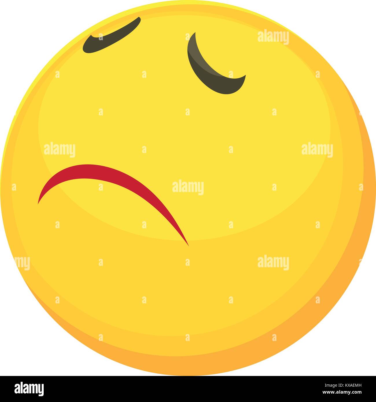 Sorry smiley icon, cartoon style Stock Vector Image & Art - Alamy